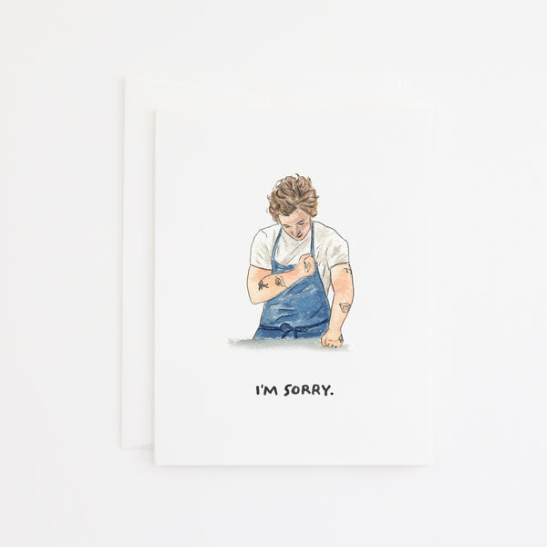 Carmy I'm Sorry Card – Party Sally
