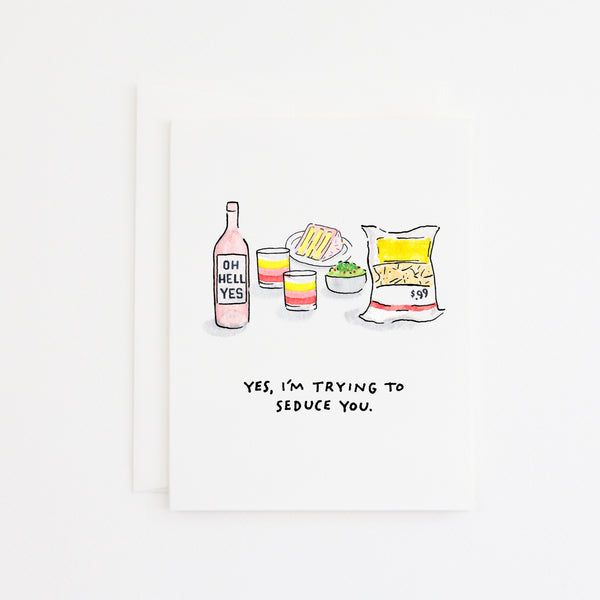 Snack Seduction Card – Party Sally