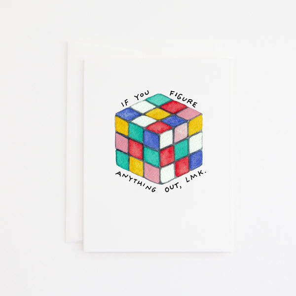 Rubik's Cube Card – Party Sally